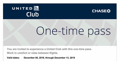 United Club Pass for sale | eBay