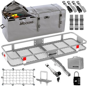500 Lbs Capacity Folding Hitch Mount Cargo Carrier | Lowpi