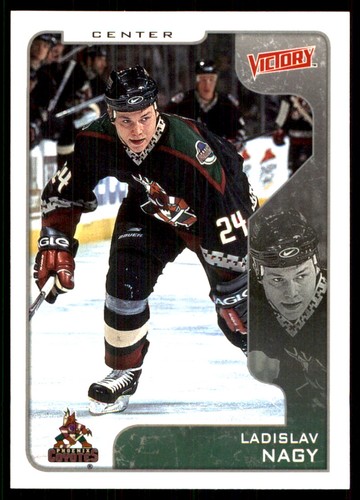 Ladislav Nagy 2001-02 Upper Deck Victory #276 Coyotes NHL READ FREE ...