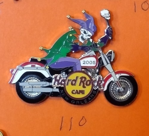 Hard Rock Café Jester of Death on Motorcycle New Orleans 2005 | eBay