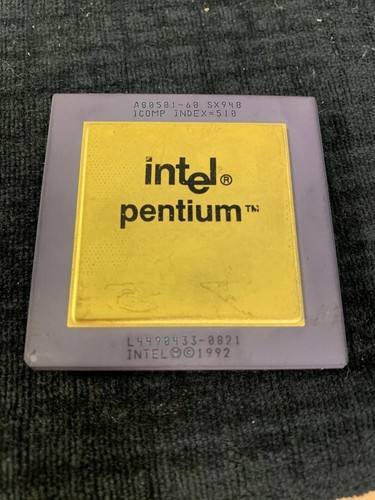 Vintage Intel Pentium 1992 - A80501-60 SX948 | eBay