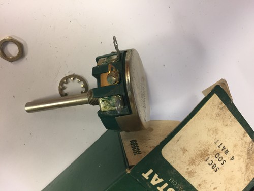 58C1 CLAROSTAT CONTROL 500 OHM 4 WATT NOS | eBay