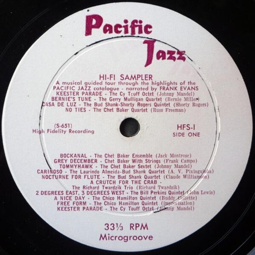 Various - Assorted Flavors Of Pacific Jazz - A Hi-Fi Sampler - Pacific ...
