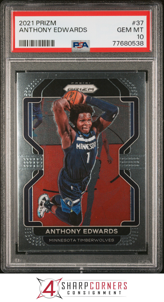 Anthony Edwards 2021 Prizm #37 Base Price Guide - Sports Card Investor