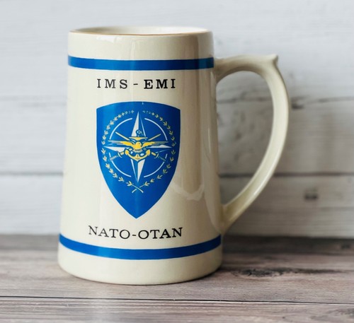 Vtg Figgjo Flint Johan Thomsen NATO-OTAN 15 Member Military Beer Mug ...