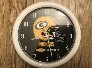 green bay packers wall clock products for sale | eBay