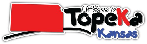 Welcome To Topeka City Kansas USA State Slogan Bumper Sticker Decal ...
