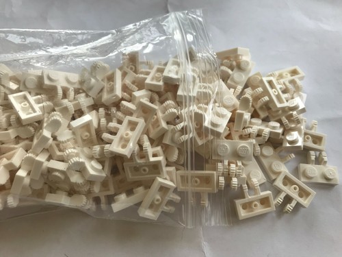 LEGO-NEW-#60471-WHITE-1 X 2 PLATE W/LOCKING FINGERS-25 PIECES | eBay
