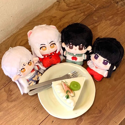 10cm Sesshoumaru Higurashi Kagome Kikyo Plush Doll Pendant Keychain ...