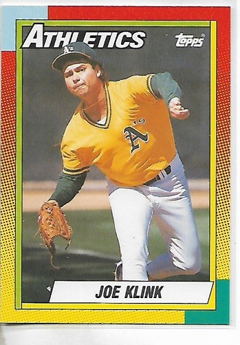 1990 Topps Traded Joe Klink Card | eBay