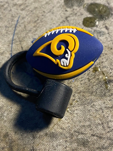 Los Angeles Rams Silicone Spill Proof Straws topper Plug | eBay
