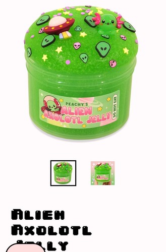 Peachybbies Slime New Alien Axolotl Rare!! Authentic slime New Fast ...
