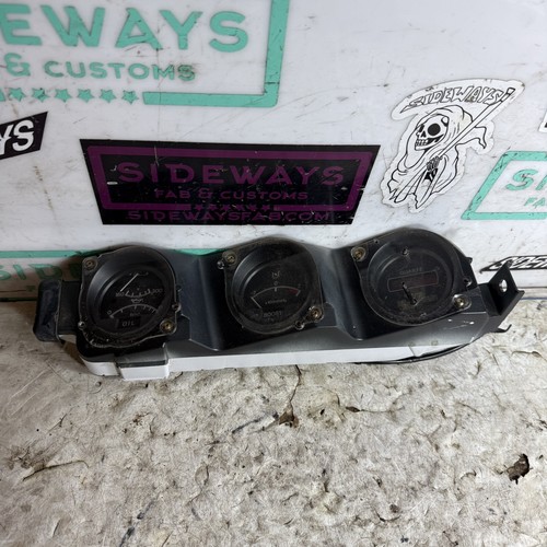 82-83 Datsun 280zx Turbo Center Gauge Cluster Volt Oil Pressure Boost ...