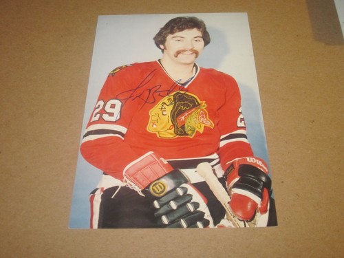 TED BULLEY SIGNED AUTOGRAPHED CHICAGO BLACK HAWKS POSTCARD # J1 | eBay