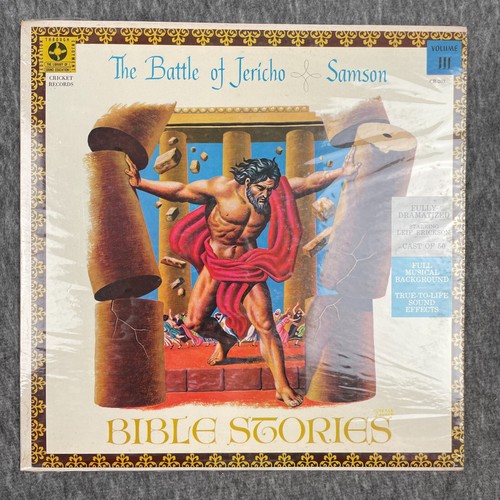 LEIF ERICKSON Bible Stories: Battle Of Jericho / Samson LP Cricket CR ...