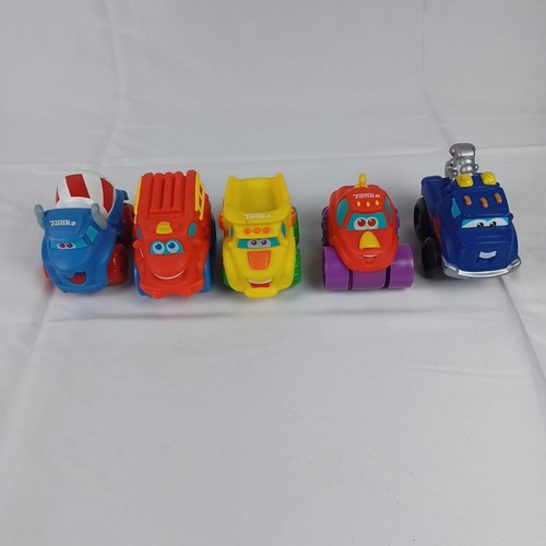 Tonka Hasbro Chuck And Friends Toy Cars Trucks Chunky Soft Plastic Lot ...