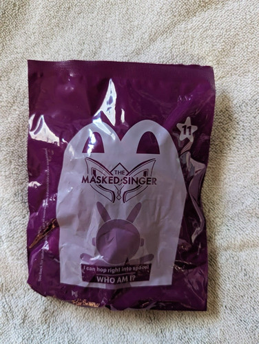 McDonald's Masked Singer Happy Meal Toy #11 Space Bunny Shaggy NEW ...