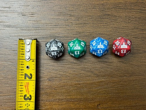 Lot of 4 Magic Gathering Rivals of Ixalan Spindown D20 Life Counter ...