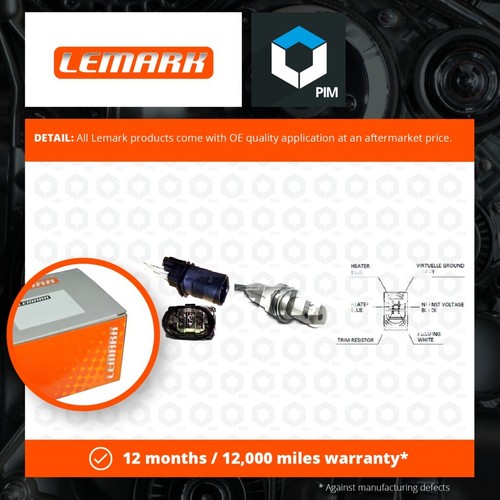 Lambda Sensor fits OPEL MERIVA B 1.6D Pre Cat 14 to 17 Oxygen Lemark ...
