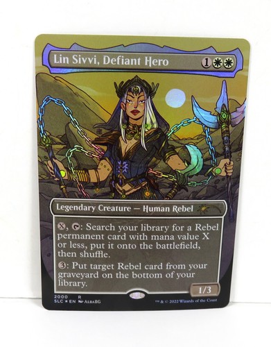 MTG Secret Lair 30th Countdown Lin Sivvi Defiant Hero FOIL Unplayed NM ...