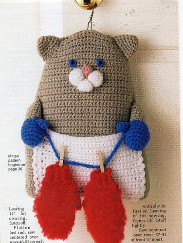 MITTEN KEEPER CROCHET PATTERN | eBay