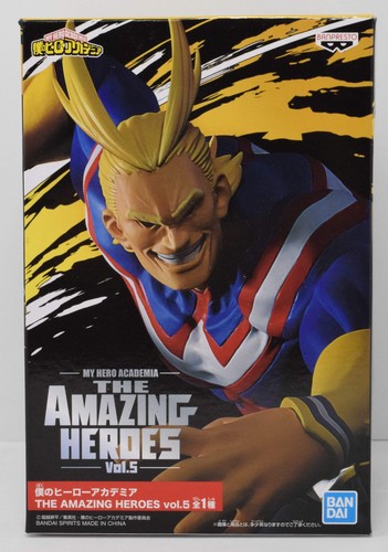 My Hero Academia Amazing Heroes 5 All Might Figurine Statue Bandai | eBay