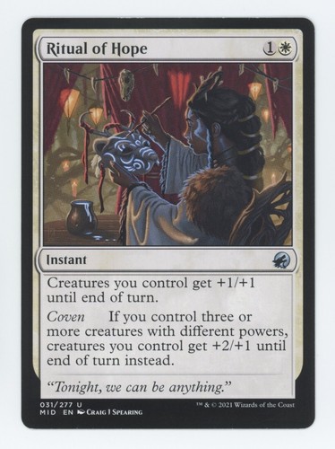 Ritual of Hope MID MTG 31/277 Uncommon | eBay