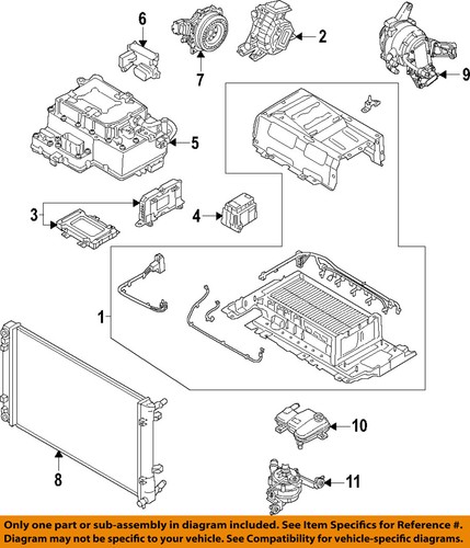 HYUNDAI OEM 17-22 Ioniq Electrical Battery-Module 37507G2120 | eBay