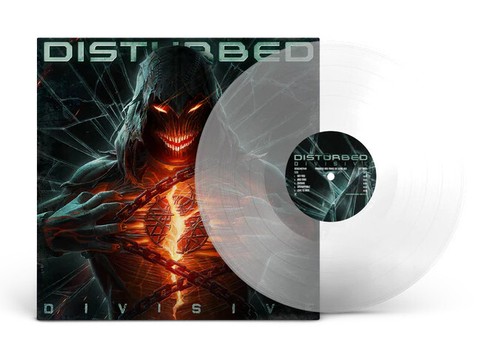 DISTURBED - DIVISIVE, ORG 2022 EU LIMITED EDN TRANSPARENT vinyl LP ...