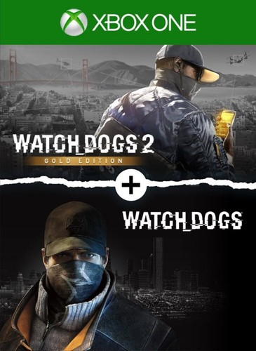 Watch Dogs 1 + Watch Dogs 2 Gold Editions Bundle(Xbox digital code ...