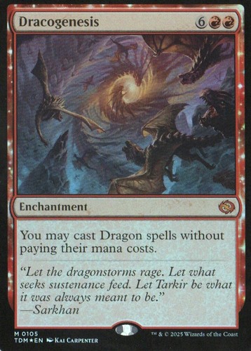 MTG TARKIR DRAGONSTORM DRACOGENESIS RARE FOIL | eBay