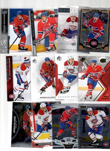 (12) DIFFERENT BRENDAN GALLAGHER CARDS FREE SHIPPING LOT | eBay