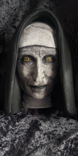 Half Bust The Nun Valek Conjuring Horror Movie Prop Halloween ...