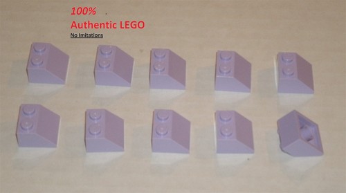 LEGO NEW 2x2 Lavender Slope (45°) (10x) 6172518 Brick 3039 | eBay
