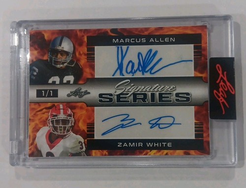 2022 Leaf Marcus Allen and Zamir White dual auto 1/1 | eBay