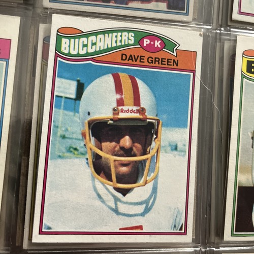 1977 Topps Dave Green Tampa Bay Buccaneers #338 | eBay
