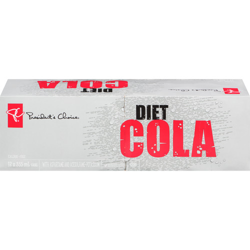 President's Choice Diet Cola 12 x 355ml Cans | eBay