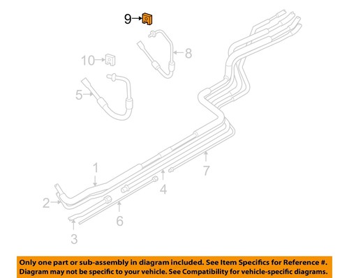 FORD OEM 03-17 E-150 Rear Ac Lines-Ac Line Retainer F8DZ19E746CA | eBay