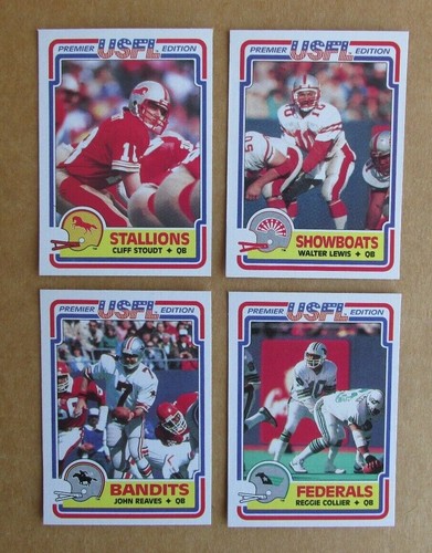 1984 TOPPS USFL FOOTBALL SINGLES COMPLETE YOUR SET PICK CHOOSE | eBay
