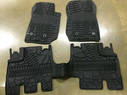 2014-2018 Jeep Wrangler JK 4 Door All Weather Slush Mat Mopar 82213860 ...