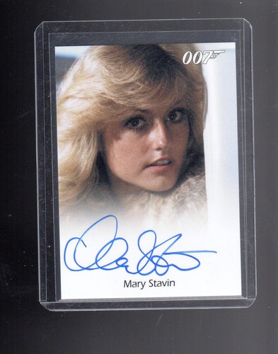James Bond 2013 Autographs & Relic Mary Stavin auto card | eBay