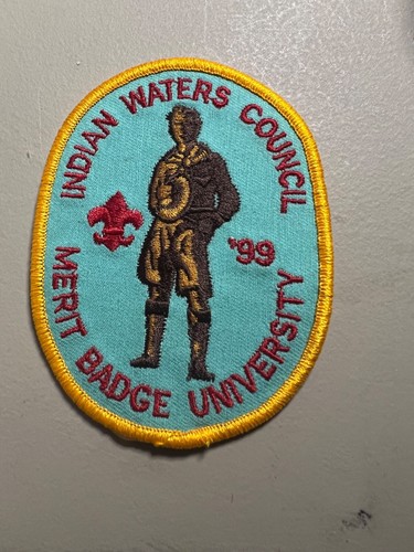 1999 Indian Waters Council Merit Badge University BSA Boy Scouts | eBay