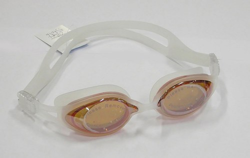 Olympic Adjustable Swimming Goggles With Colored Lenses Bodyline | eBay
