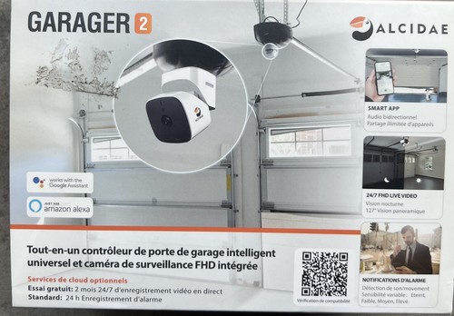 New Alcidae Garager 2 Universal Smart Garage Door Controller and Camera ...