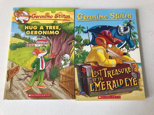 NEW Lot of 2: Geronimo Stilton; Hug a Tree; Lost Treasure--Children's ...