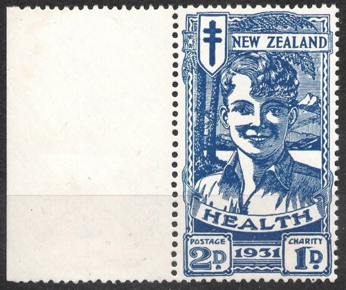 SG547 SN:#B4 1931 2+1 d NEW ZEALAND Health stamps 1931 - Smiling Boy 2d ...