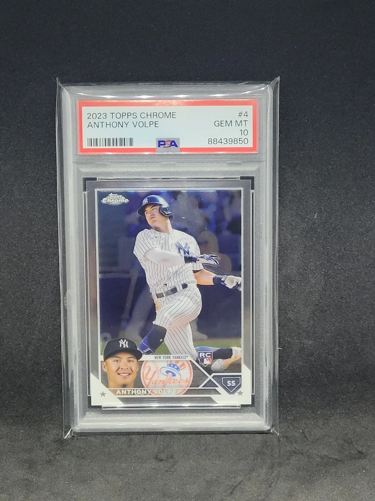 Anthony Volpe 2023 Topps Chrome #4 Base PSA 10 Price Guide - Sports ...