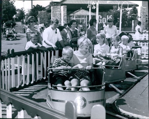 1967 Photo Seattle Center Wa Children Riding Fair Food Circus Playing ...