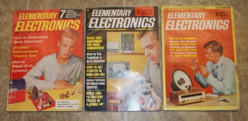Elementary electronics (3) vintage issue lot | eBay
