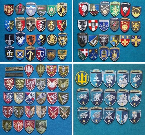 Ukrainian Army Unit Patch Military Tactical War Badge Lot 5 pcs for ...